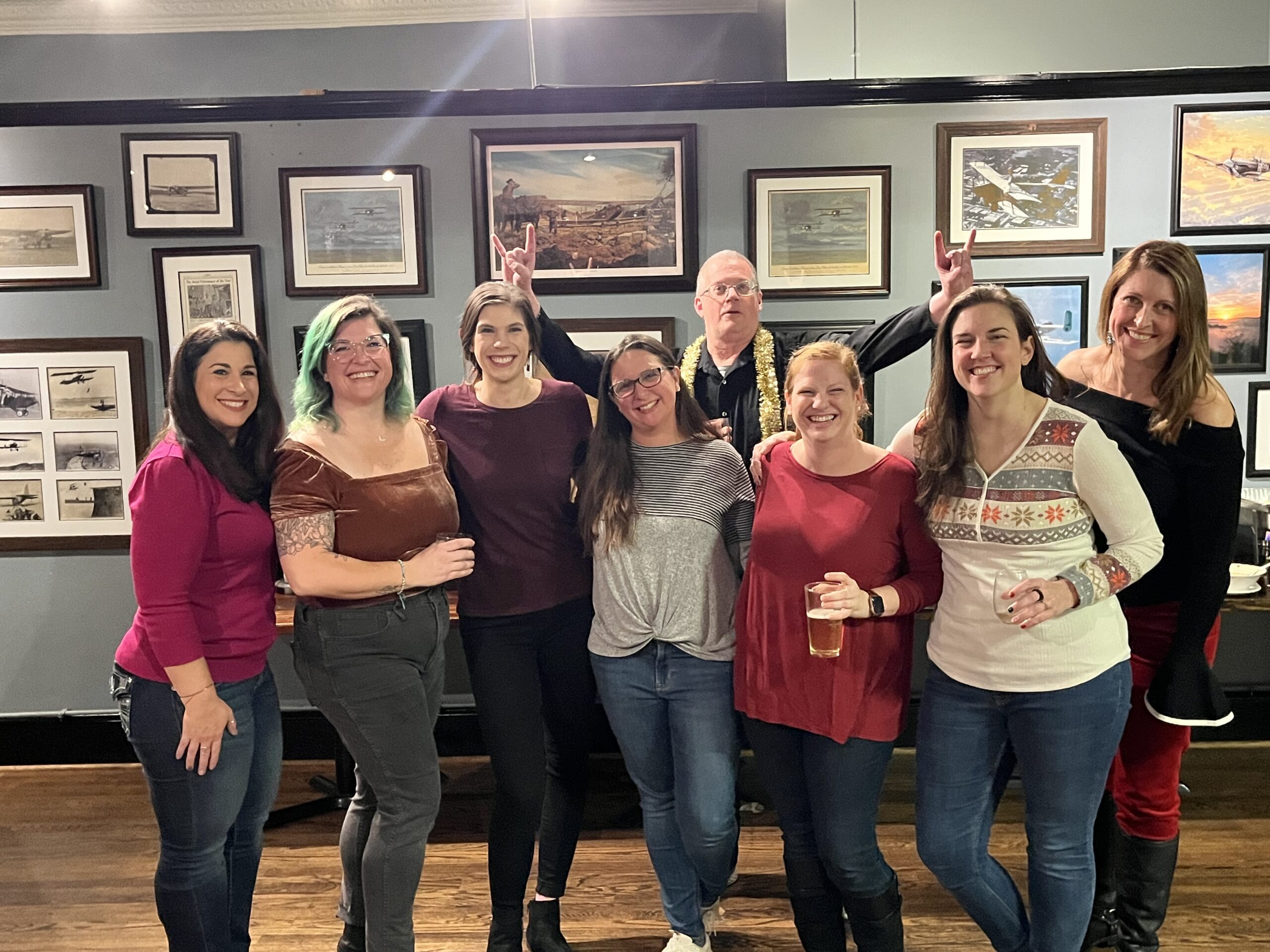 staff party group - New School Montessori Center